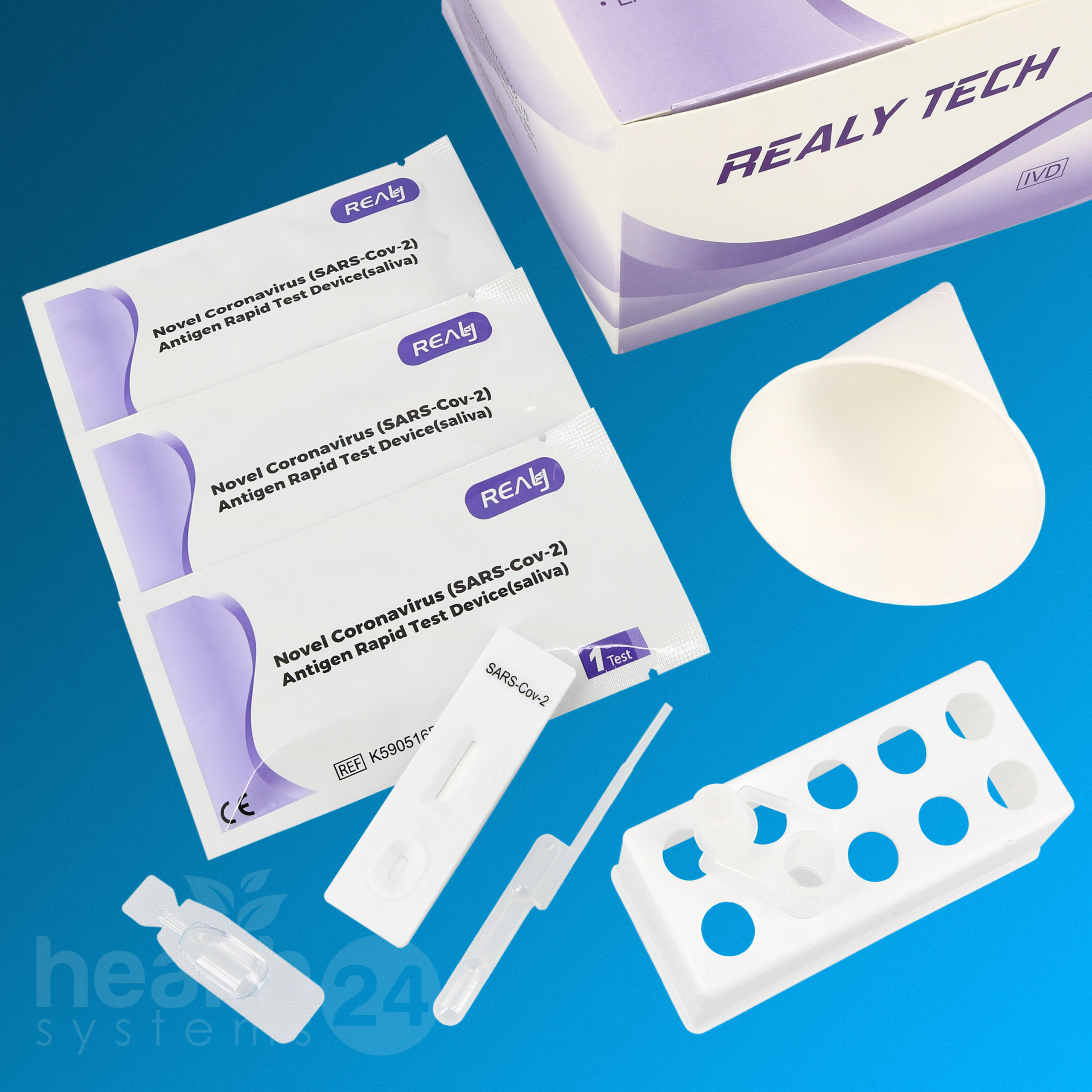 Corona Schnelltest Spucktest REALY TECH COVID-19 (SARS-Cov-2) Antigen ...